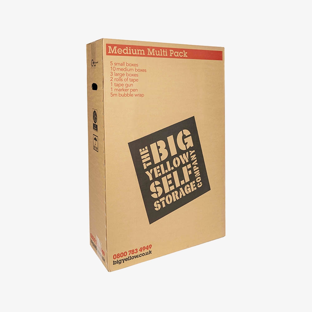 Medium Multi-Box Pack | Box Shop | Big Yellow